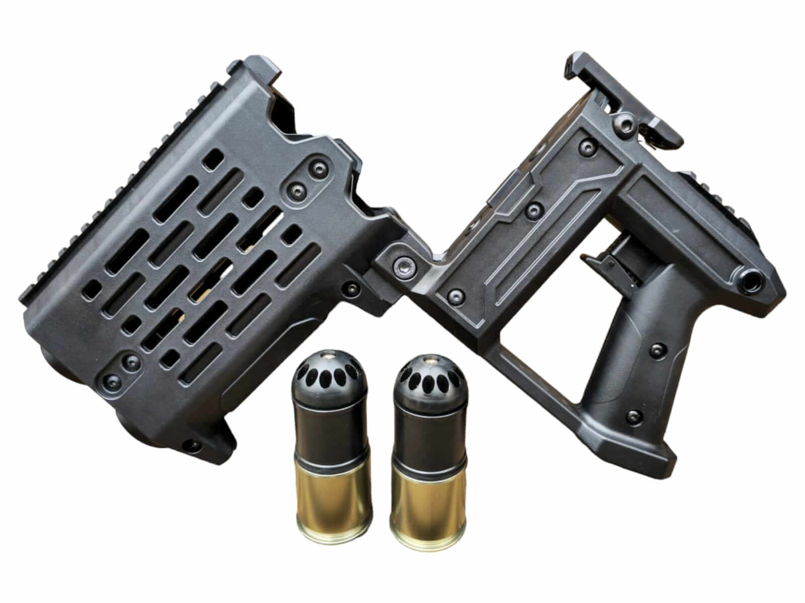 AS-40 Dual Barrel Grenade Launcher – Titan Forge Airsoft