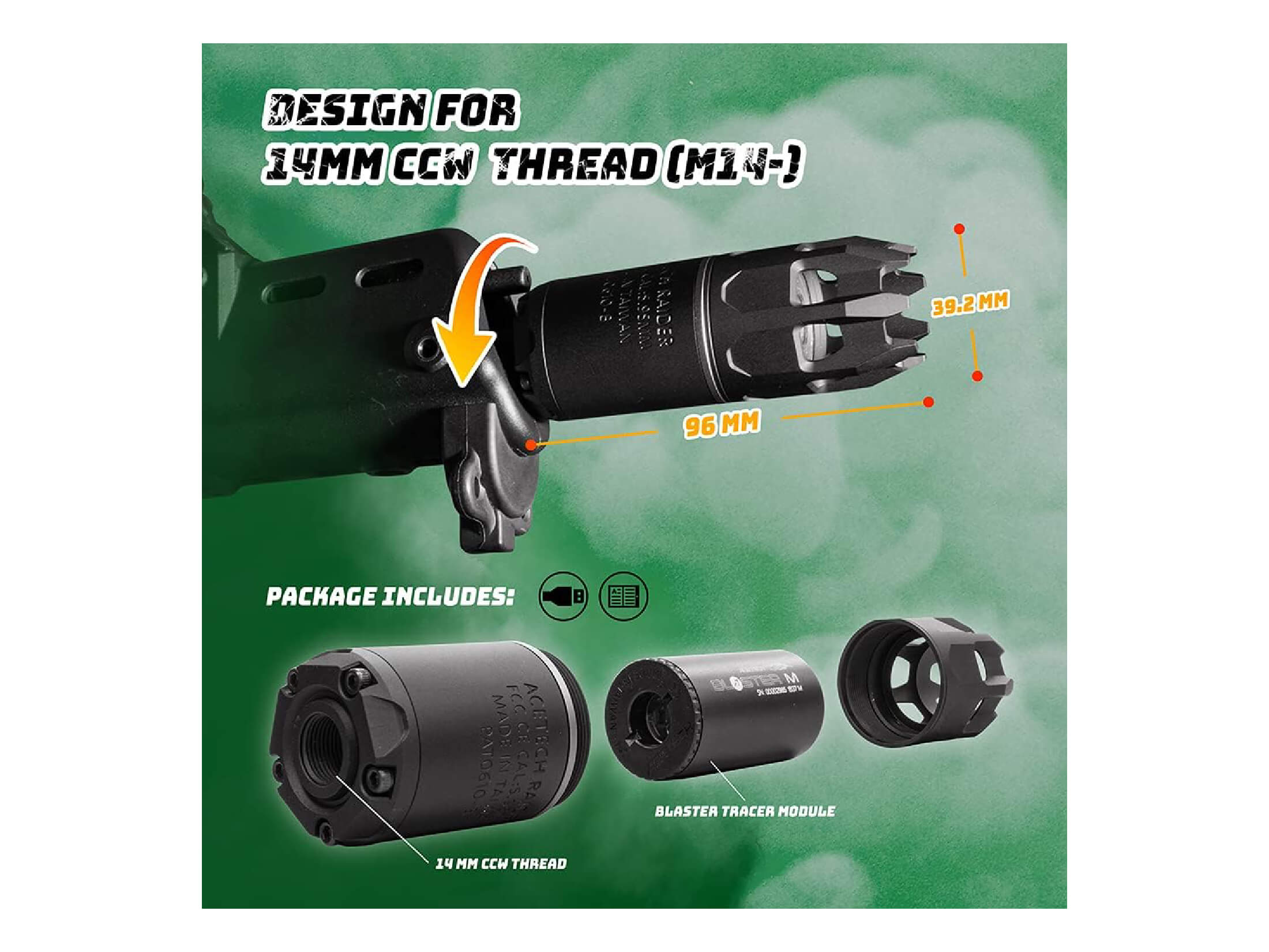 Acetech Raider Tracer Unit (Blaster Inside) – Titan Forge Airsoft