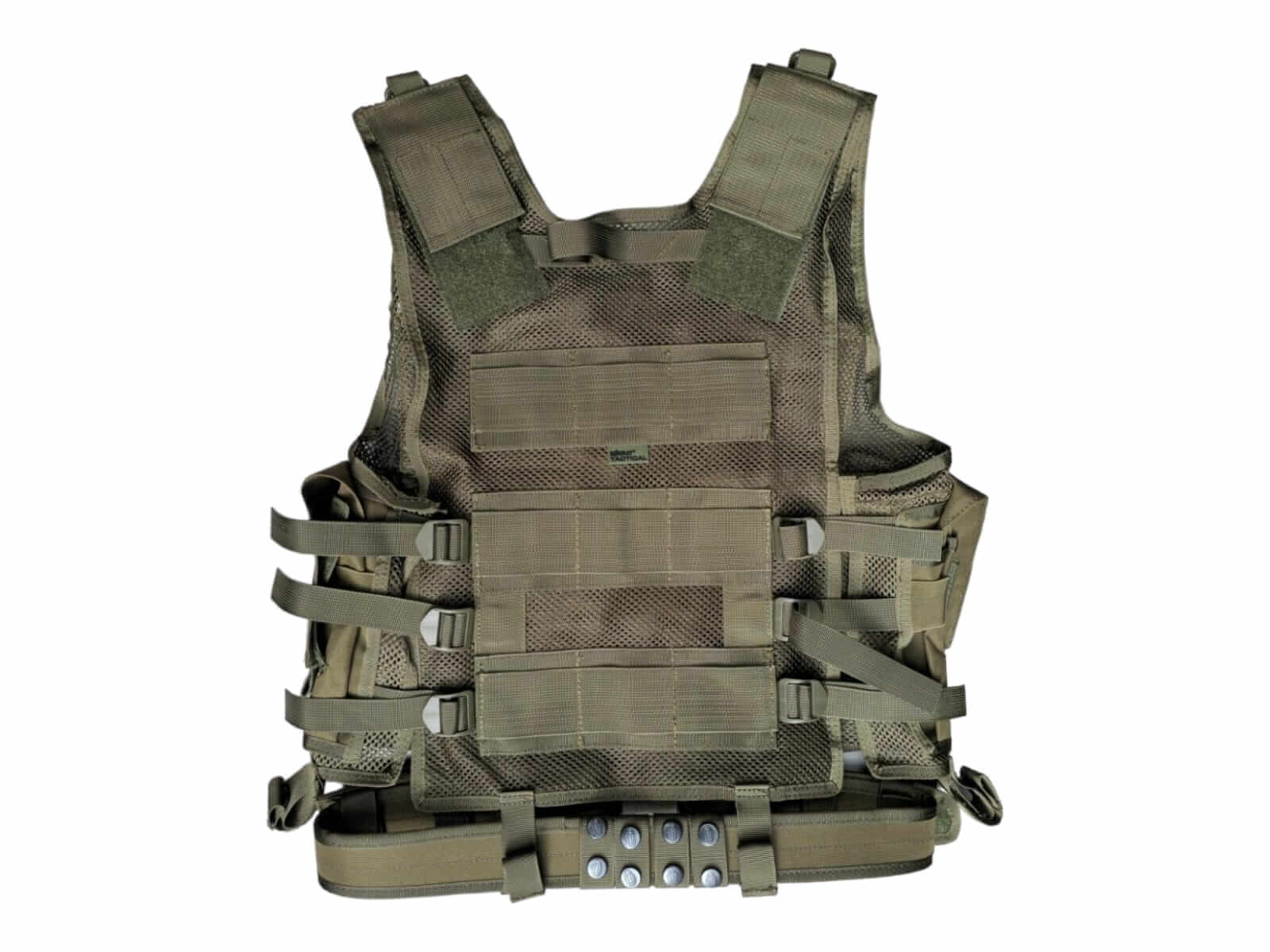Cross-draw Tactical Vest - Olive Green – Titan Forge Airsoft