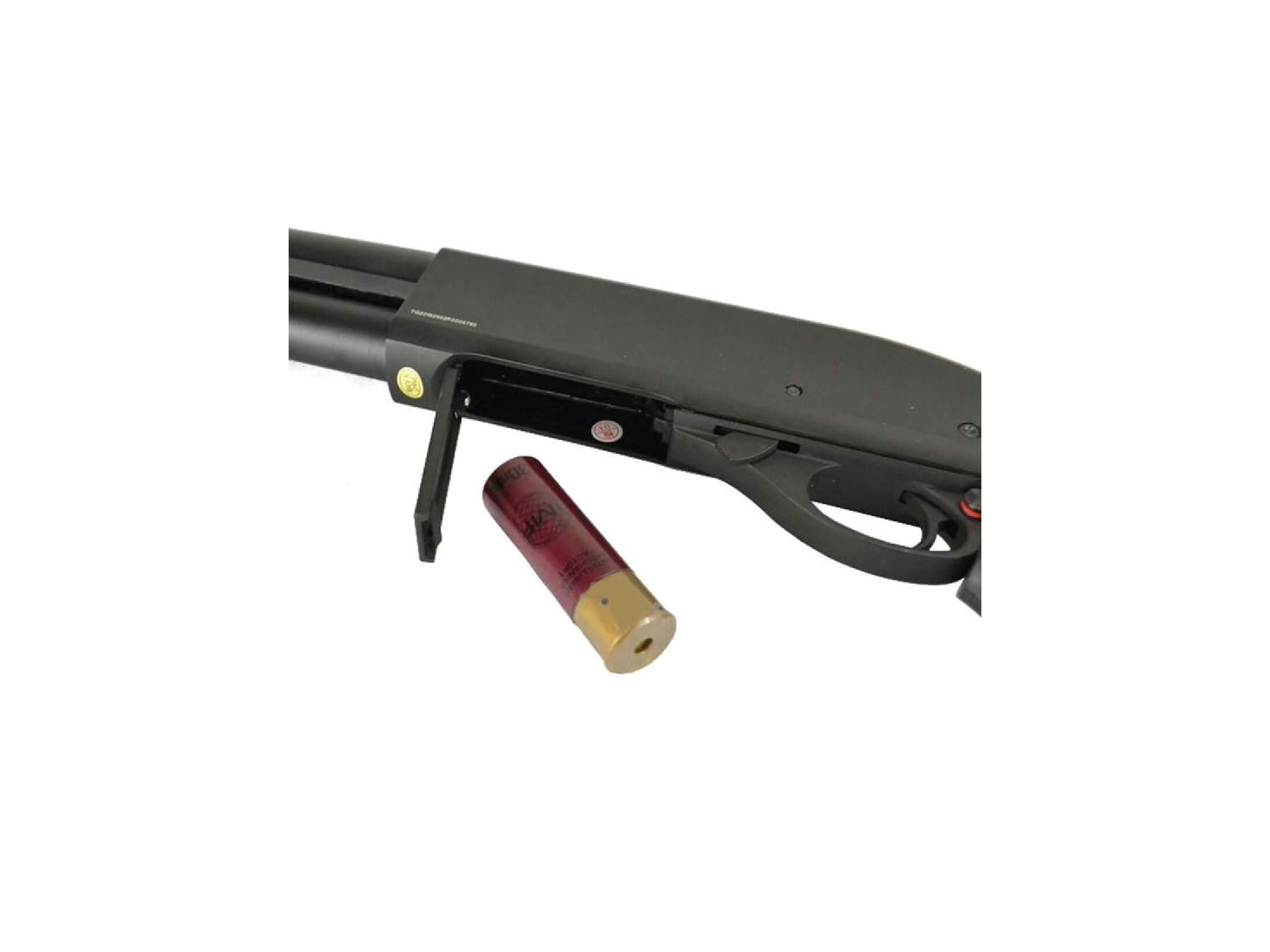 Golden Eagle M870 Breacher Tri-Shot Gas Pump Action Shotgun (Black - M ...