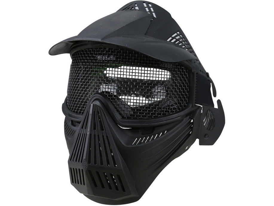 Full Face Mesh Mask - Black – Titan Forge Airsoft