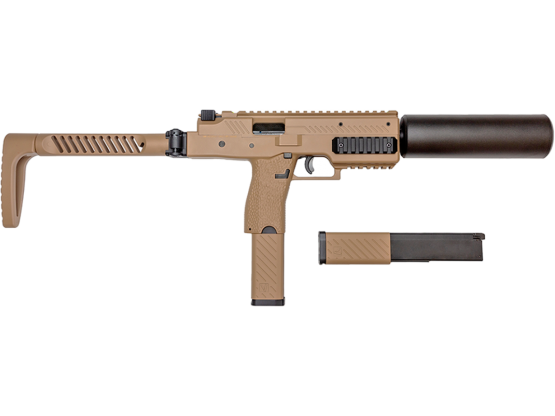 Vorsk VMP-1X SMG Black – Airsoft Submachine Gun GBB – Titan Forge Airsoft