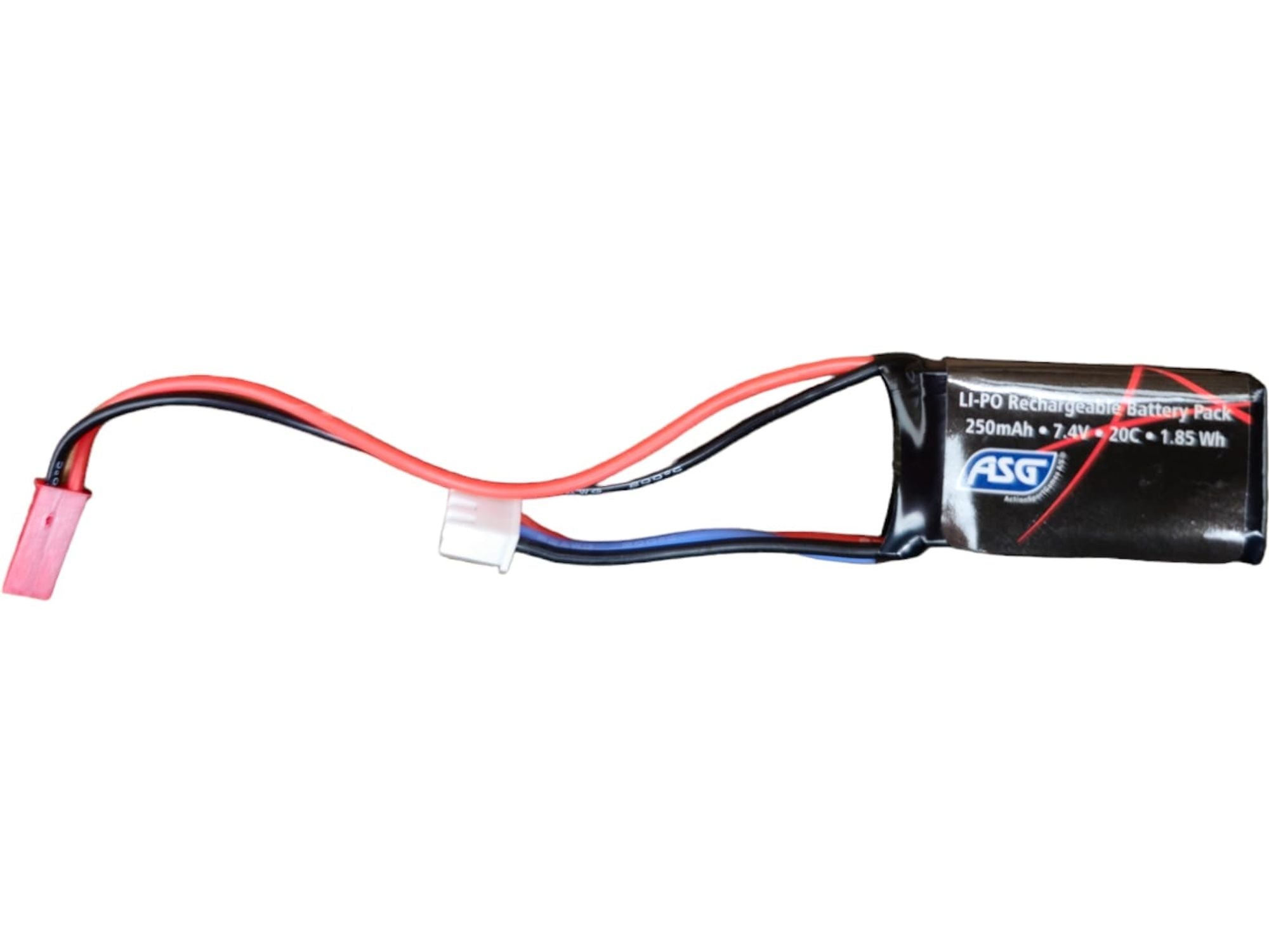 ASG 7.4V 250 mAh 20C Li-Po Battery for HPA engines – Titan Forge Airsoft