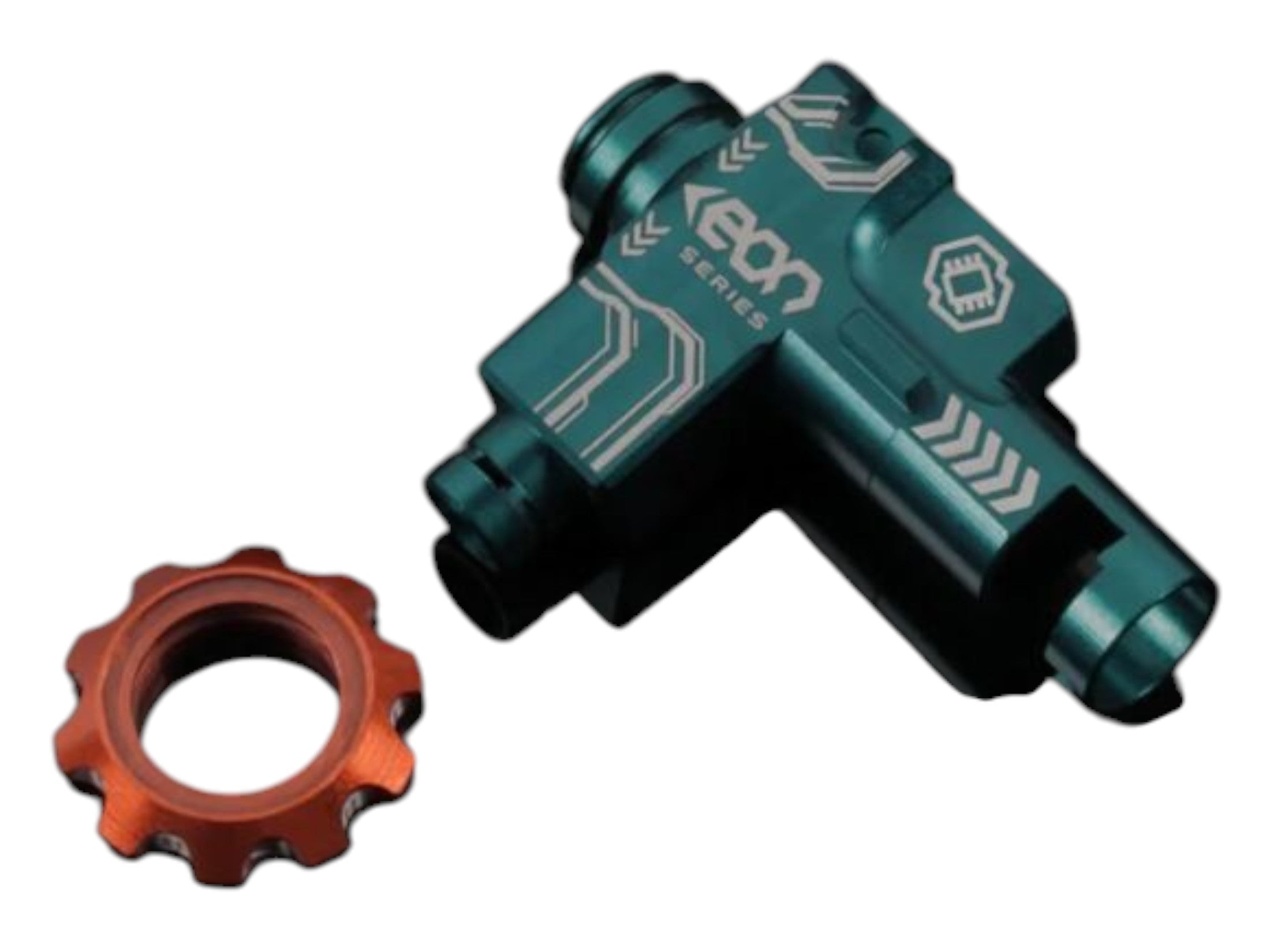 GATE EON Hop-Up Cyan/Or – Titan Forge Airsoft