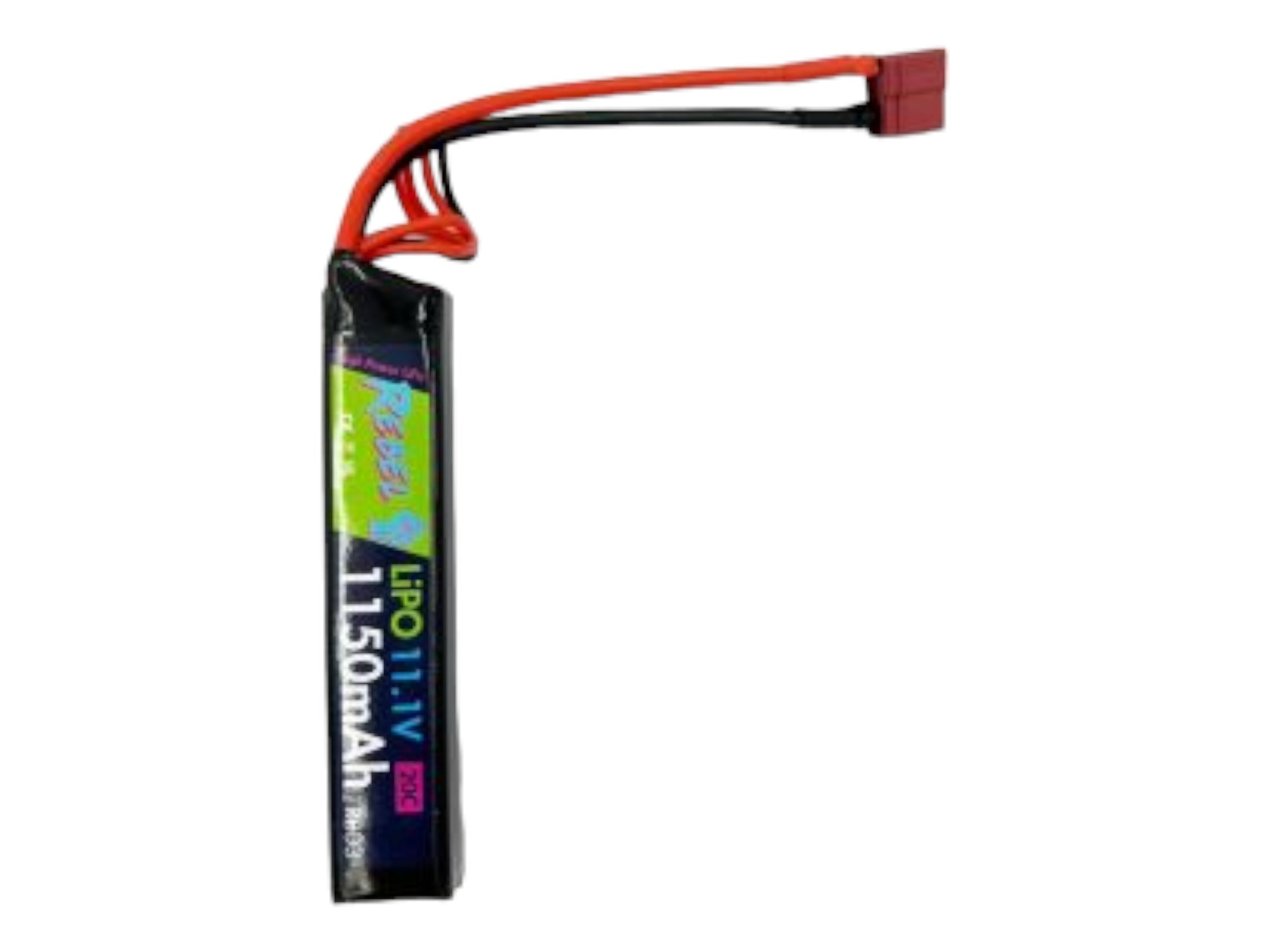 Rebel Battery - 1150mAh Lipo 11.1V 20C Stick -Deans – Titan Forge Airsoft